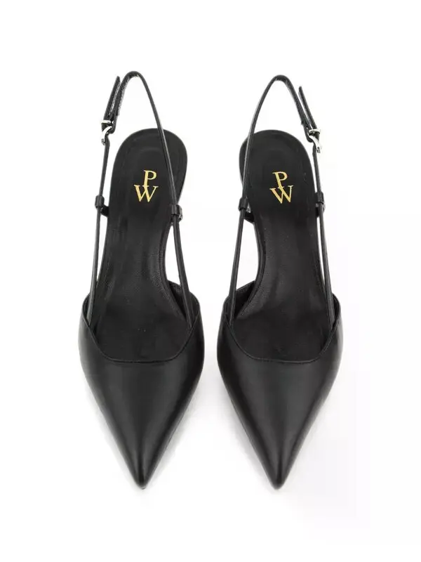 PAUL WARMER Pointed-toe Slingback Pumps
