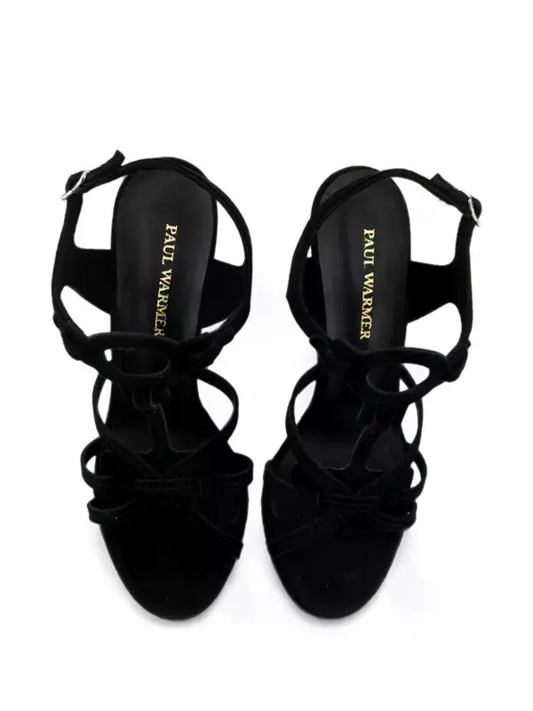 PAUL WARMER Paris Suede Heeled Sandals