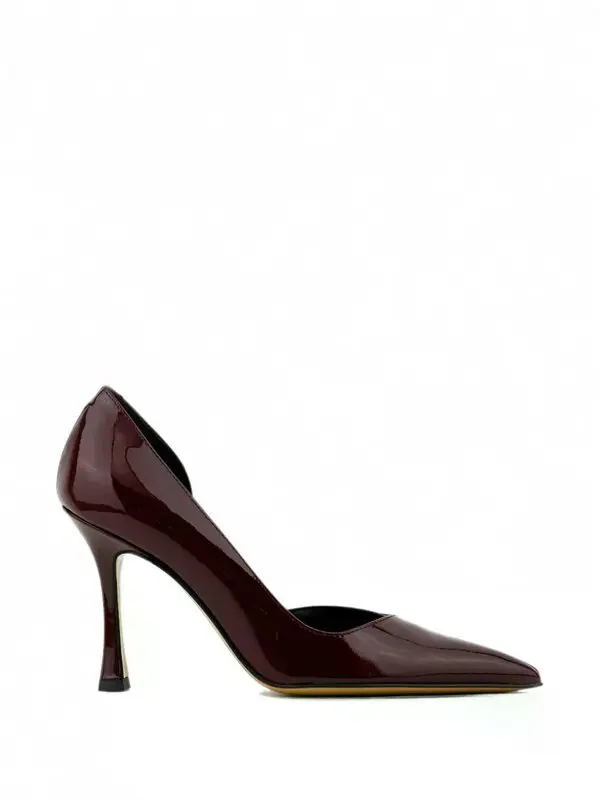 PAUL WARMER D'orsay Pointed Pumps - Red