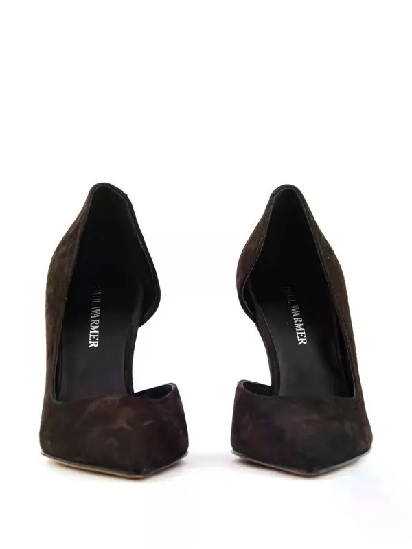 PAUL WARMER Suede D'orsay Pumps - Brown
