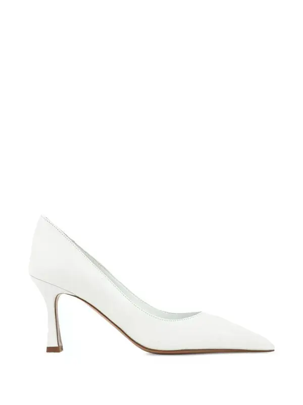 PAUL WARMER Kate Pointed-toe Heeled Pumps - White