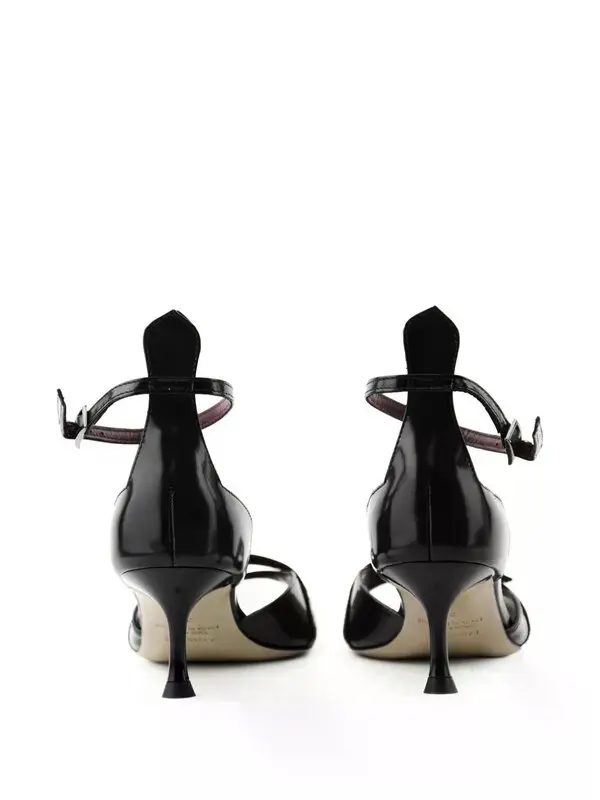 MOROBÉ Annie Double-buckle Heeled Sandals