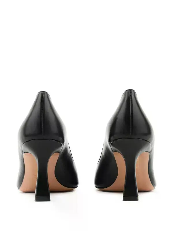 PAUL WARMER Kate Pointed-toe Leather Pumps