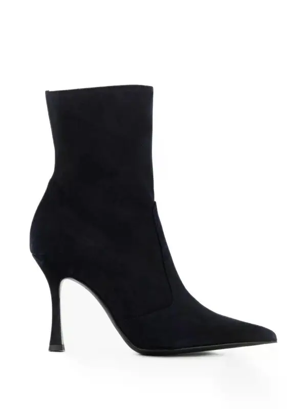 PAUL WARMER Patrice Suede Ankle Boots - Blue