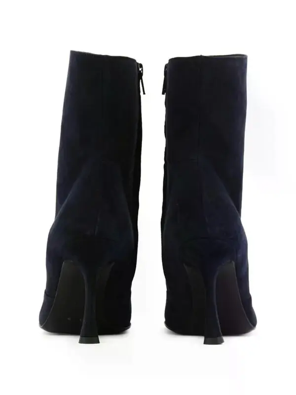 PAUL WARMER Patrice Suede Ankle Boots - Blue