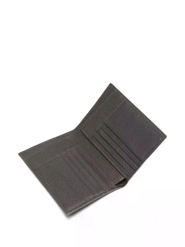 CANALI Pebbled Leather Wallet
