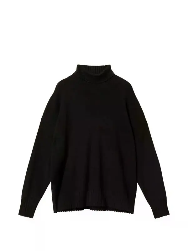 TWINSET Loose Fitting Turtleneck Jumper