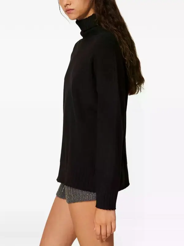 TWINSET Loose Fitting Turtleneck Jumper