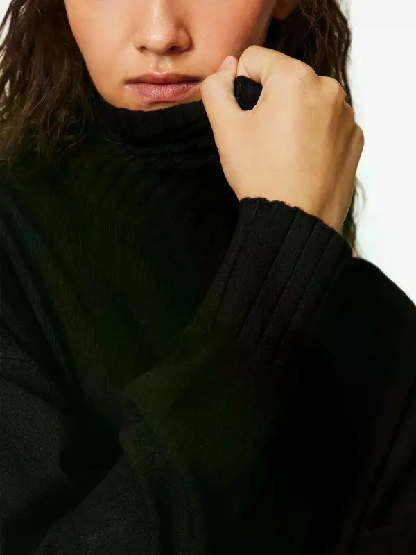 TWINSET Loose Fitting Turtleneck Jumper