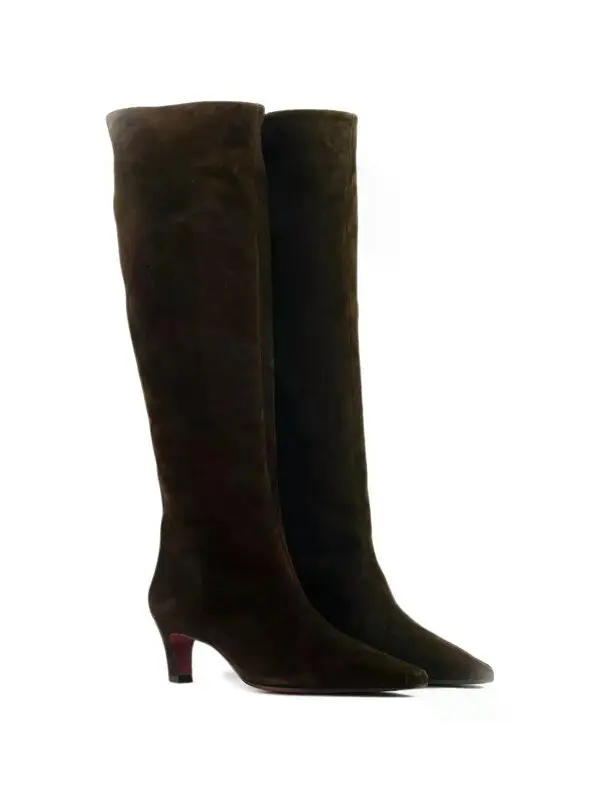 PAUL WARMER Fredine Suede Knee-high Boots