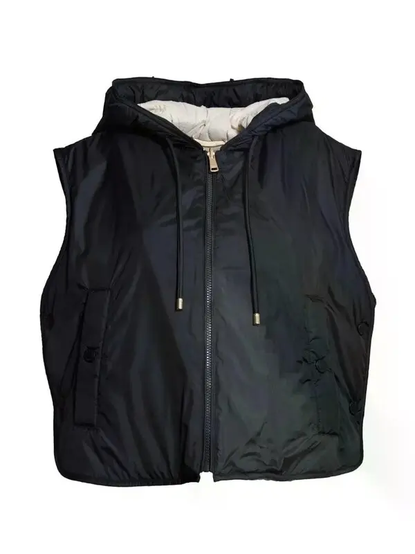 Max Mara Reversible Water-repellent Canvas Padded Gilet