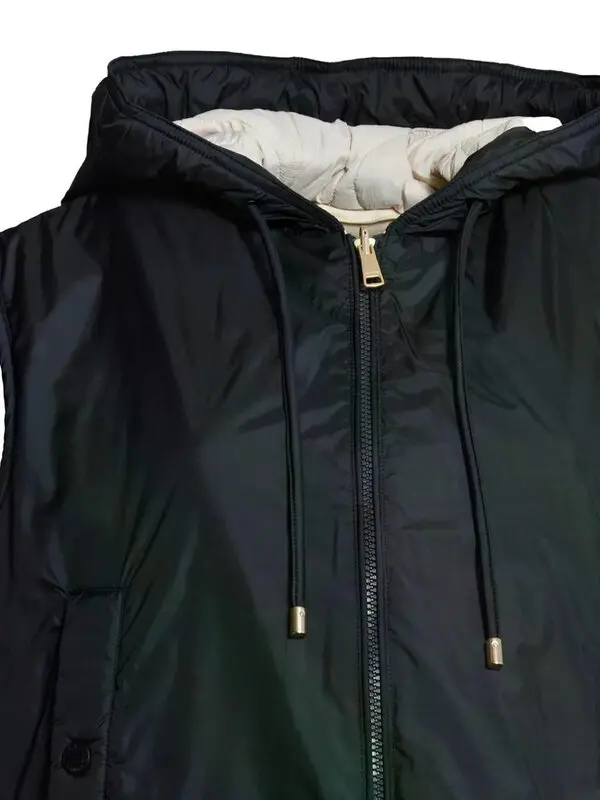 Max Mara Reversible Water-repellent Canvas Padded Gilet