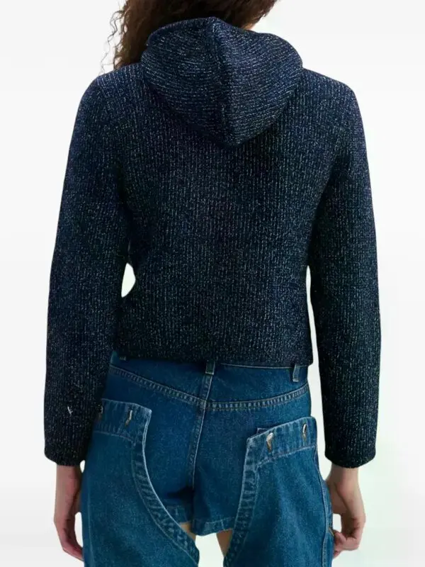 Eckhaus Latta Knot Zip-up Cardigan