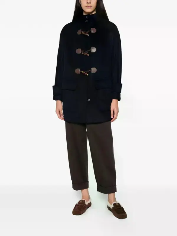 PENNYBLACK Hooded Toggle-fastening Coat