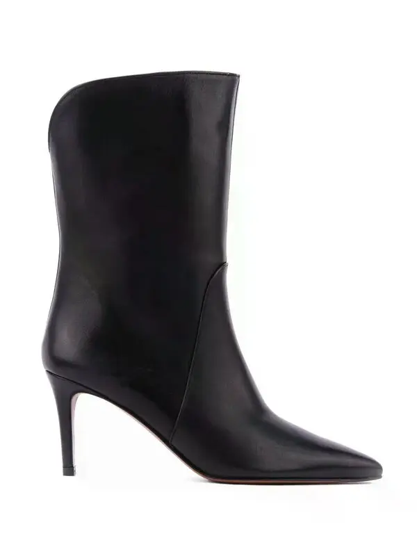 PAUL WARMER Melinor Pointed-toe Boots - Black