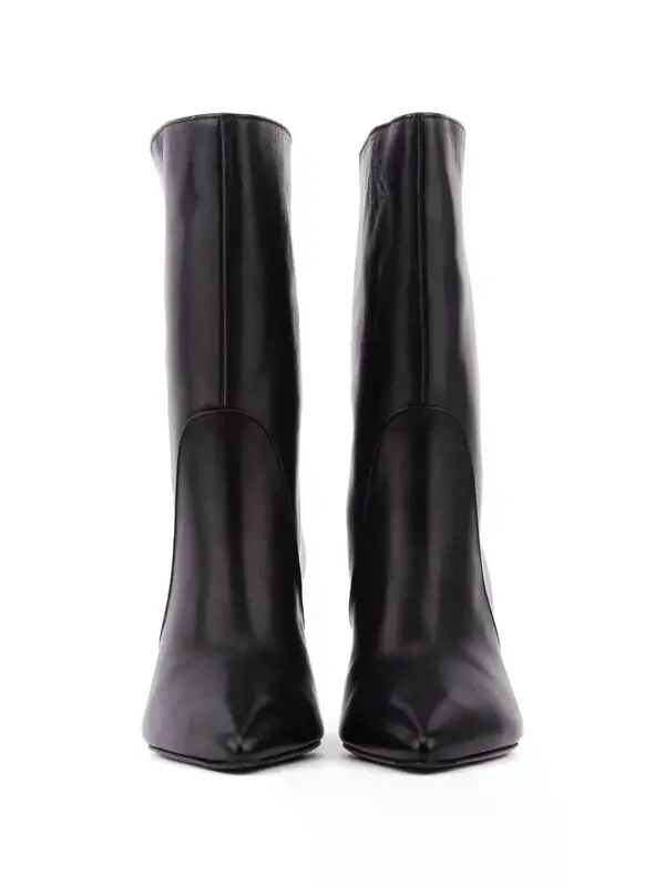 PAUL WARMER Melinor Pointed-toe Boots - Black