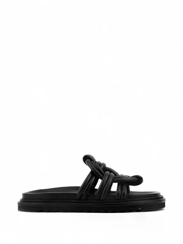 MOROBÉ Aria Knotted Leather Sandals