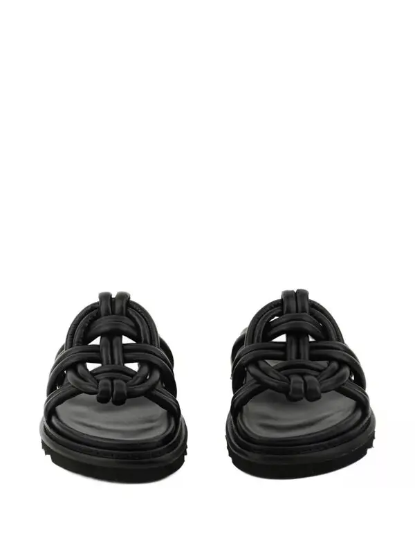 MOROBÉ Aria Knotted Leather Sandals