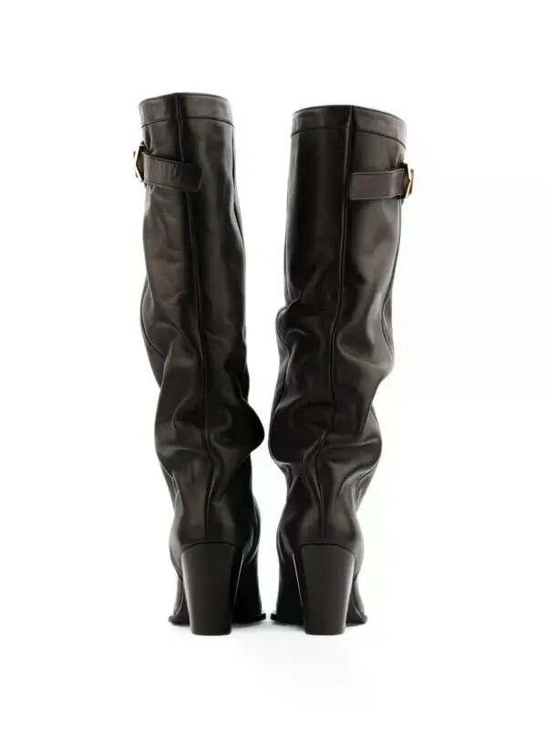 Elena Iachi Slouchy Buckle-strap Boots
