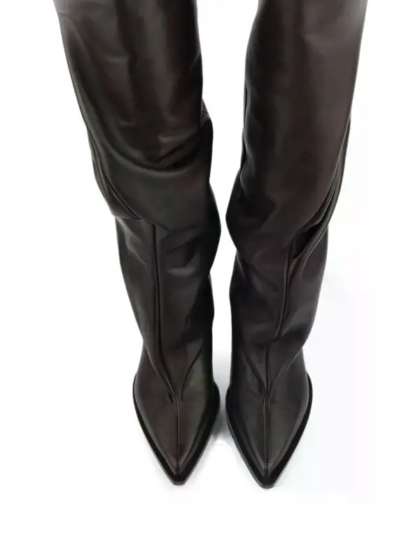 Elena Iachi Slouchy Buckle-strap Boots