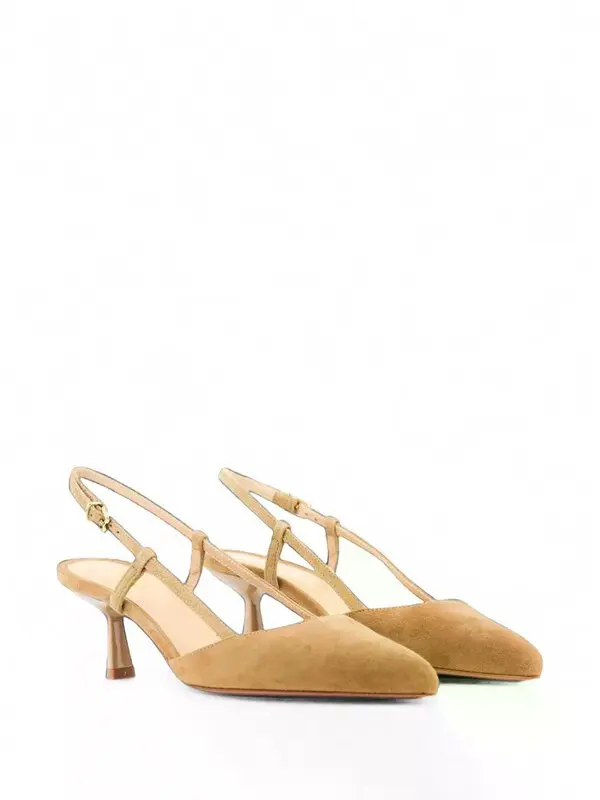 PAUL WARMER Shii Suede Slingback Pumps