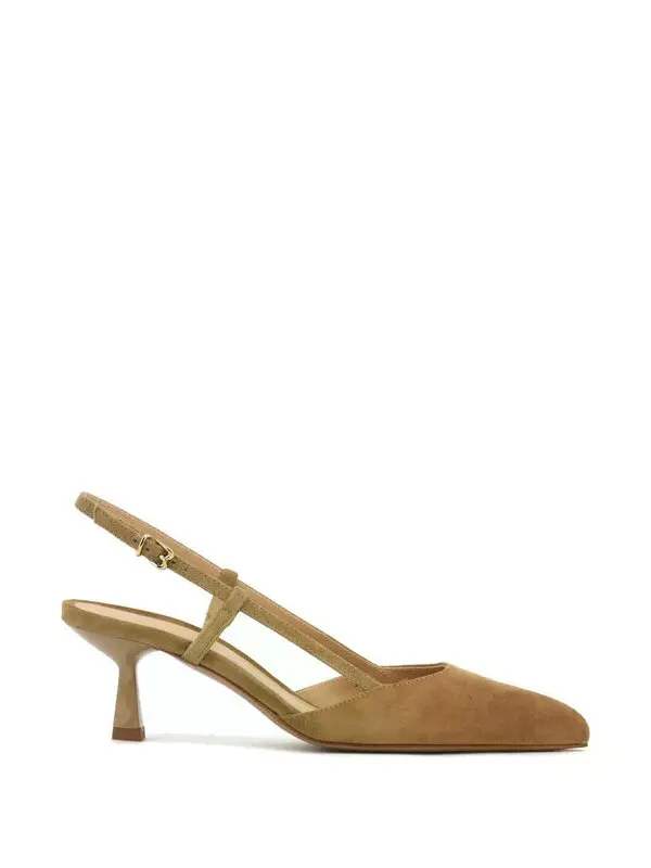 PAUL WARMER Shii Suede Slingback Pumps