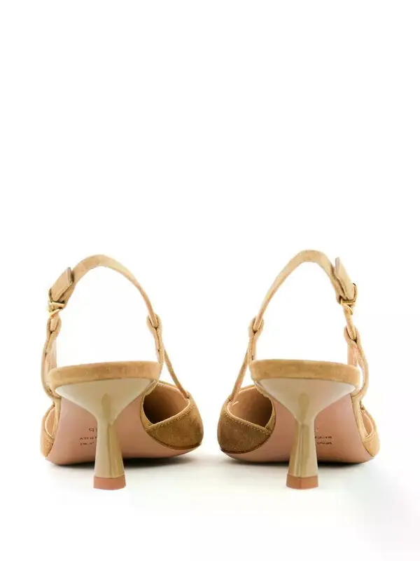 PAUL WARMER Shii Suede Slingback Pumps