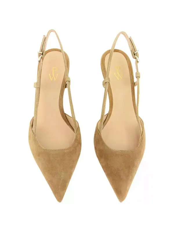 PAUL WARMER Shii Suede Slingback Pumps