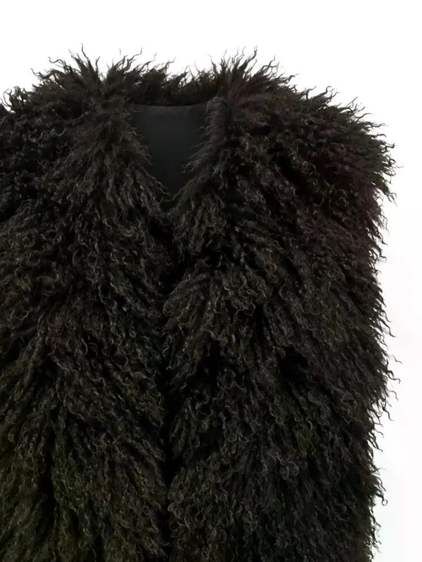 ALTER EGO Shifu Faux-fur Gilet - Black