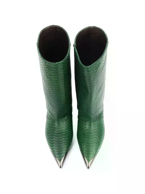 ROTUE Sugar Sweet Python-skin Boots