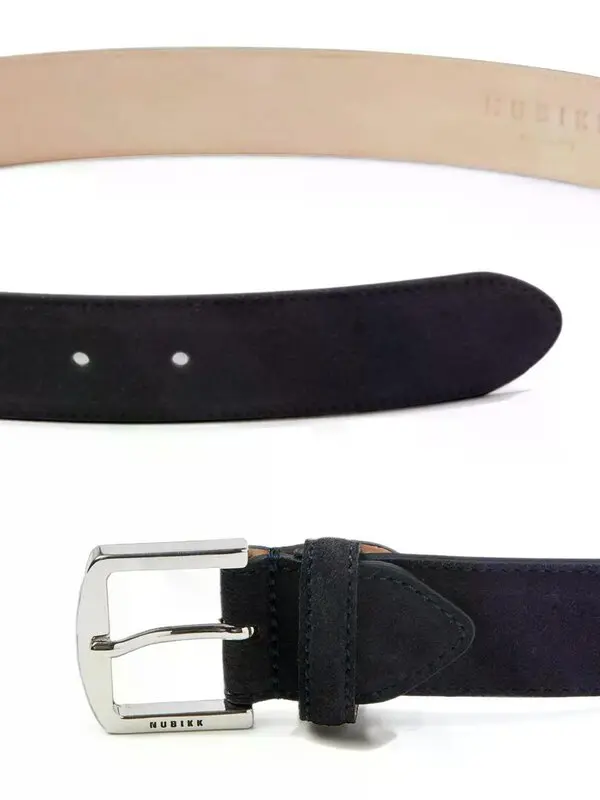 NUBIKK James Suede Belt - Black