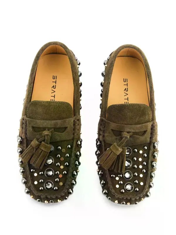 STRATEGIA SHOES Embellished Tassel Loafers