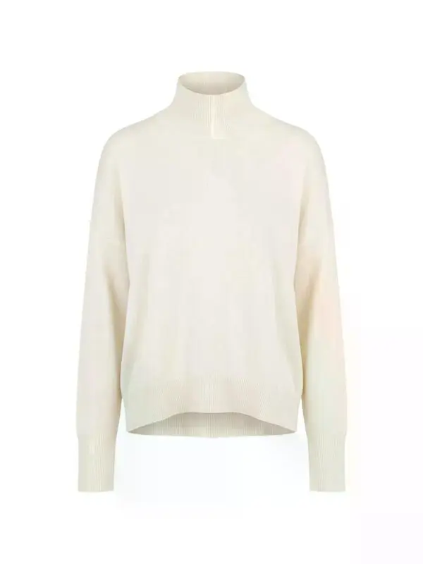 Patrizia Pepe High-neck Logo-plaque Sweater
