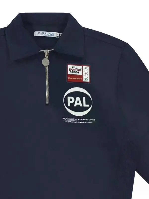 PAL Pre Game Logo-print Half-zip Sweatshirt