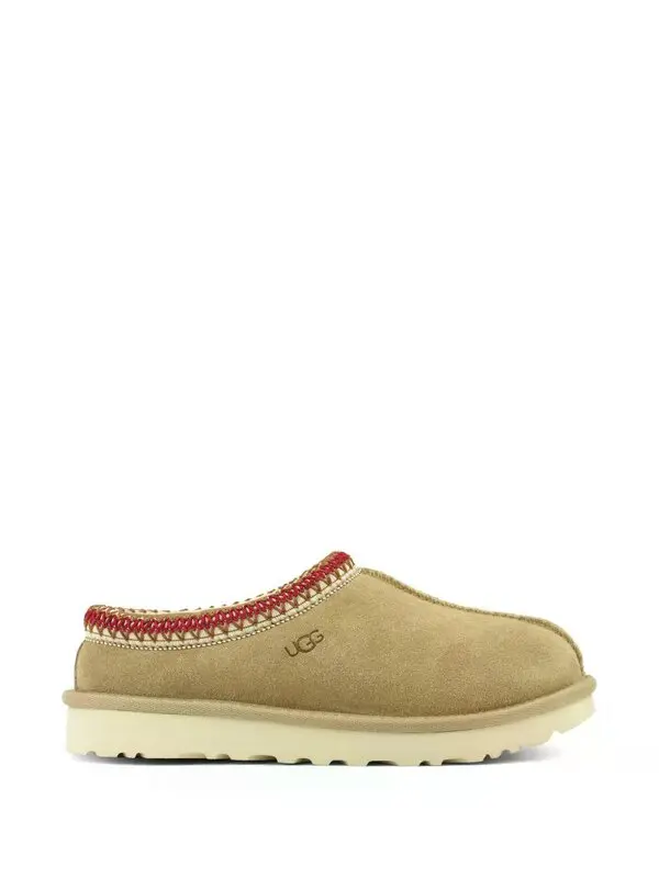 UGG Tasman Embroidered Slippers - Neutrals