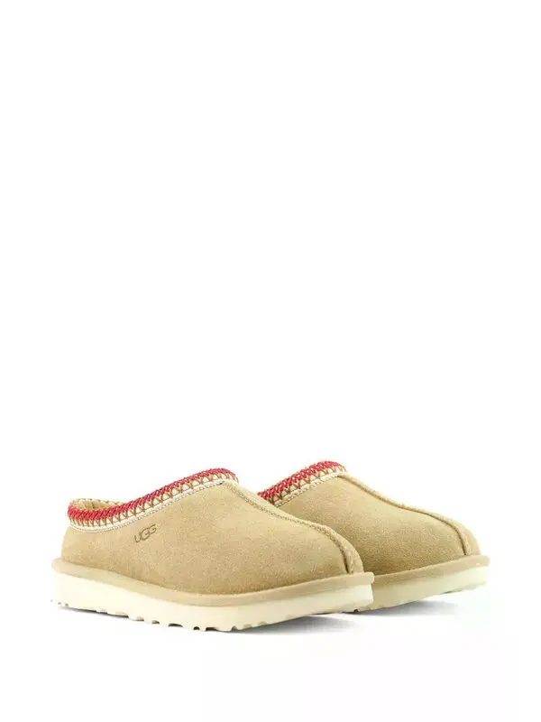 UGG Tasman Embroidered Slippers - Neutrals