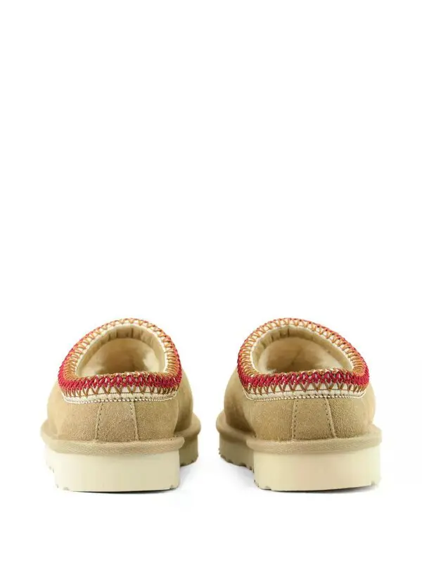 UGG Tasman Embroidered Slippers - Neutrals