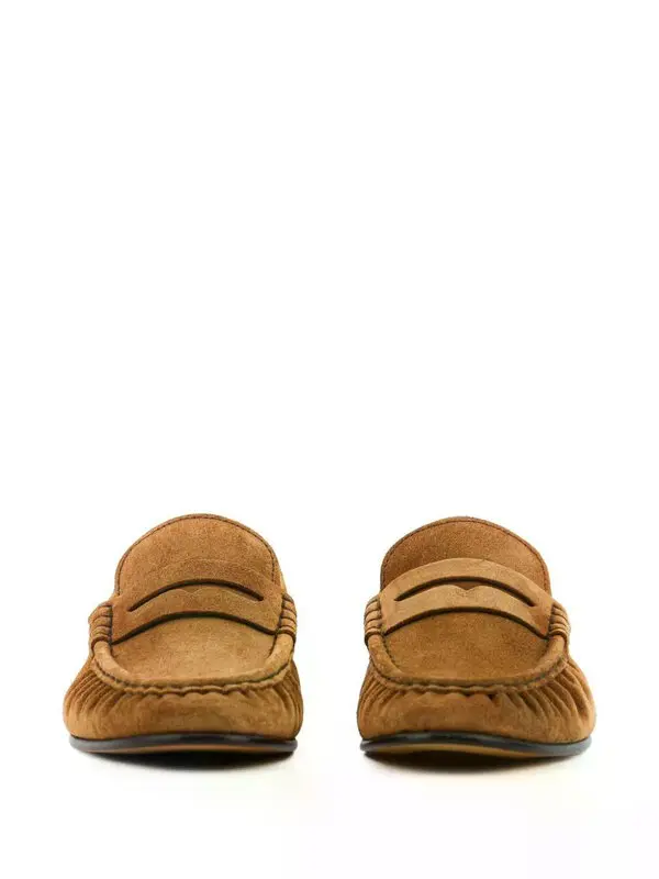 POSA Penny Wrinkle-effect Loafers