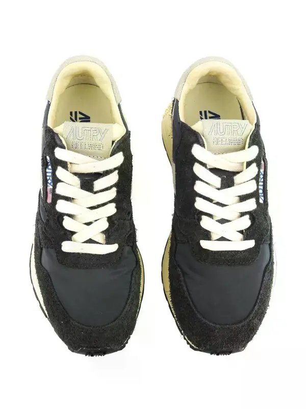 AUTRY Reelwind Logo-patch Low-top Sneakers - Black