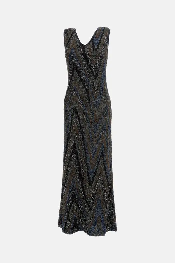 Missoni Sleeveless Long Dress - Multicolor