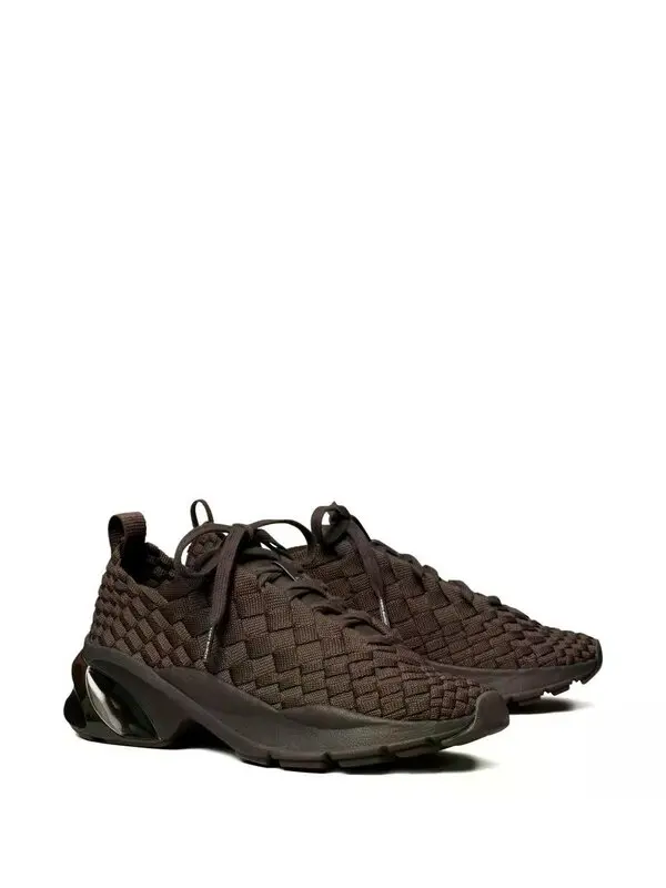 Tory Burch Good Luck Woven-detail Sneakers
