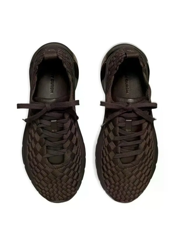 Tory Burch Good Luck Woven-detail Sneakers