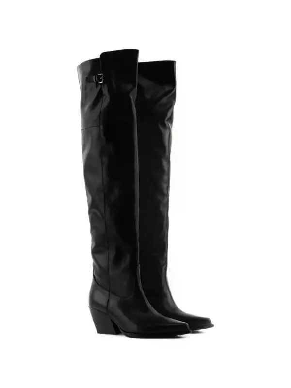 Elena Iachi Leather Over-the-knee Boots
