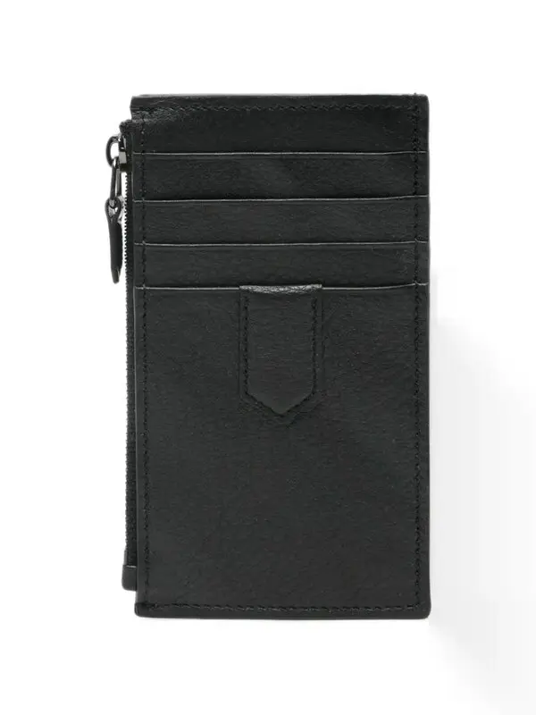 CANALI Grained Leather Cardholder