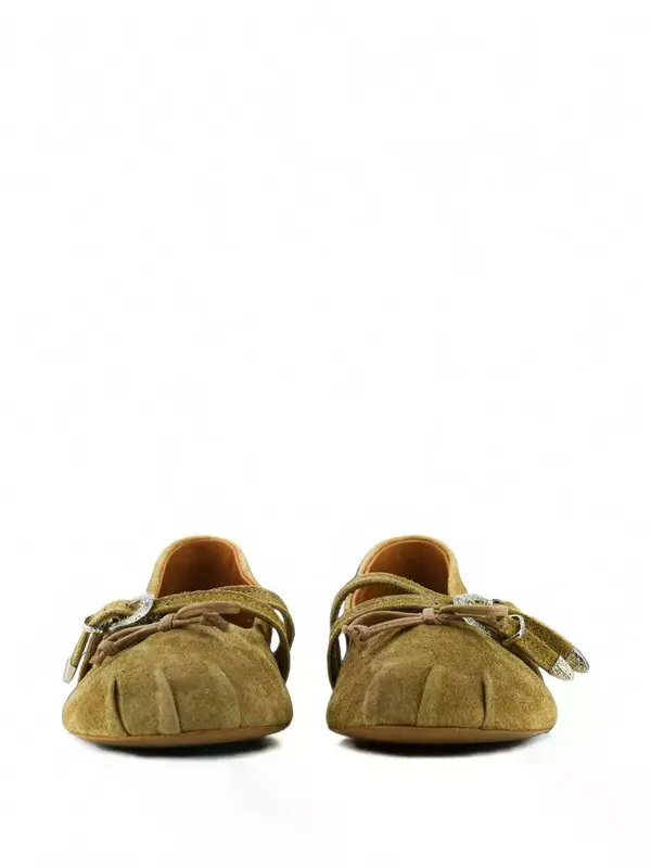 POSA Vita Buckle-fastening Ballet Flats