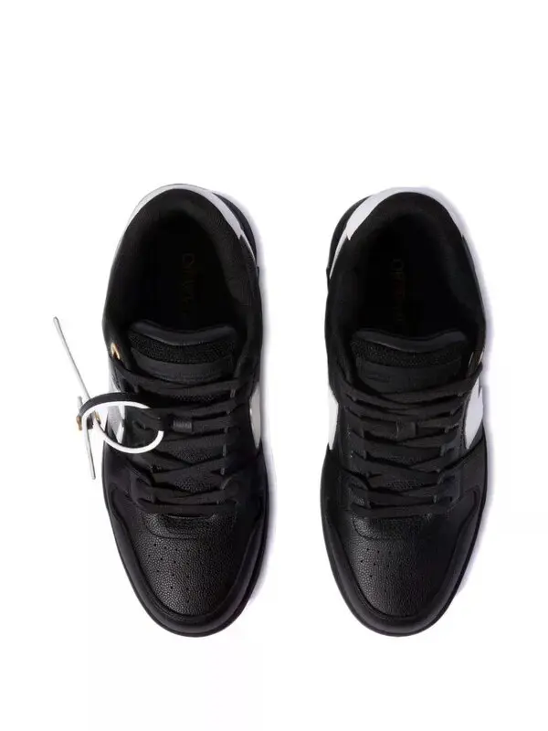 OFF-WHITE Out Of Office Leather Sneakers