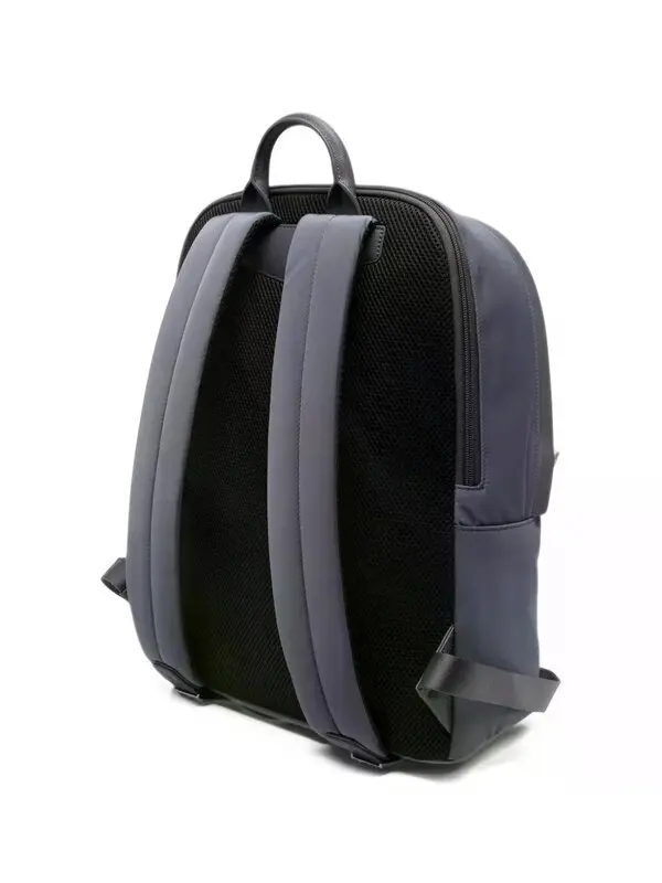 Emporio Armani Logo-plaque Zip-fastening Backpack - Grey