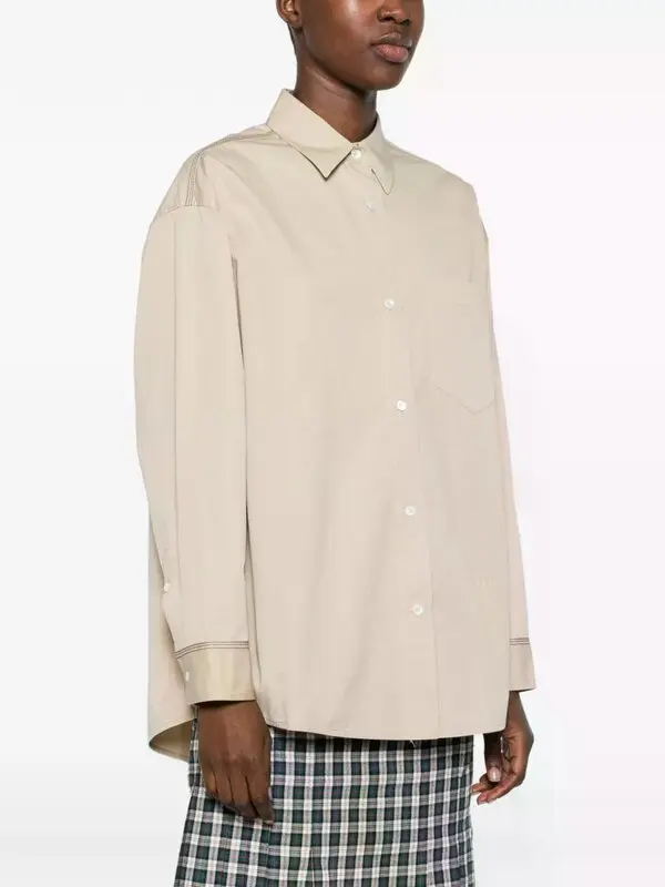 Marni Button-fastening Chest-pocket Shirt