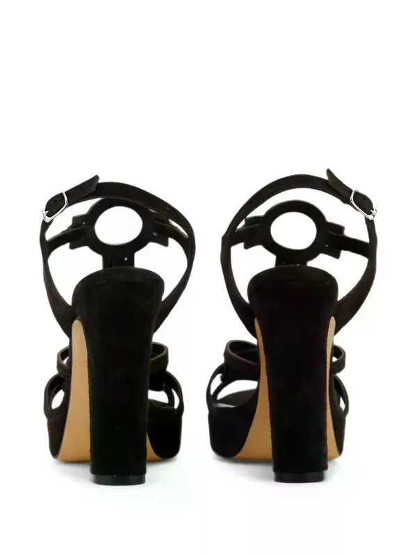 PAUL WARMER Suede Platform Sandals