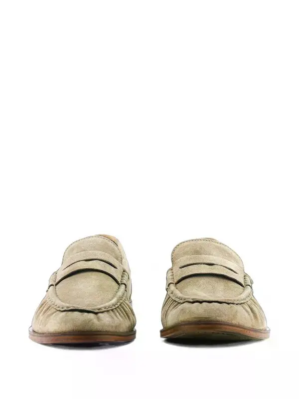 POSA Suede Penny Loafers